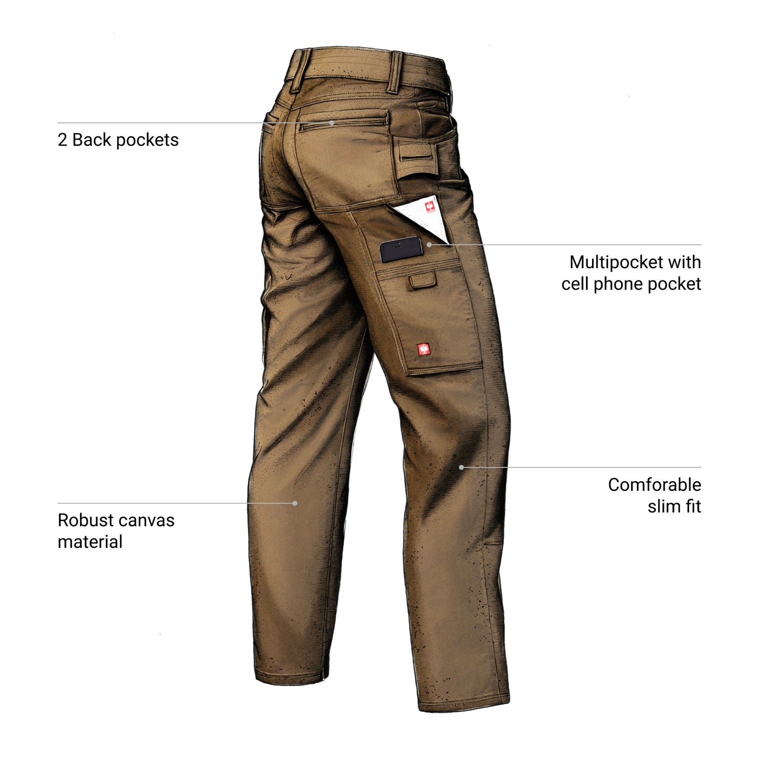 Double Front Multipocket Pants e.s.vintage | Strauss