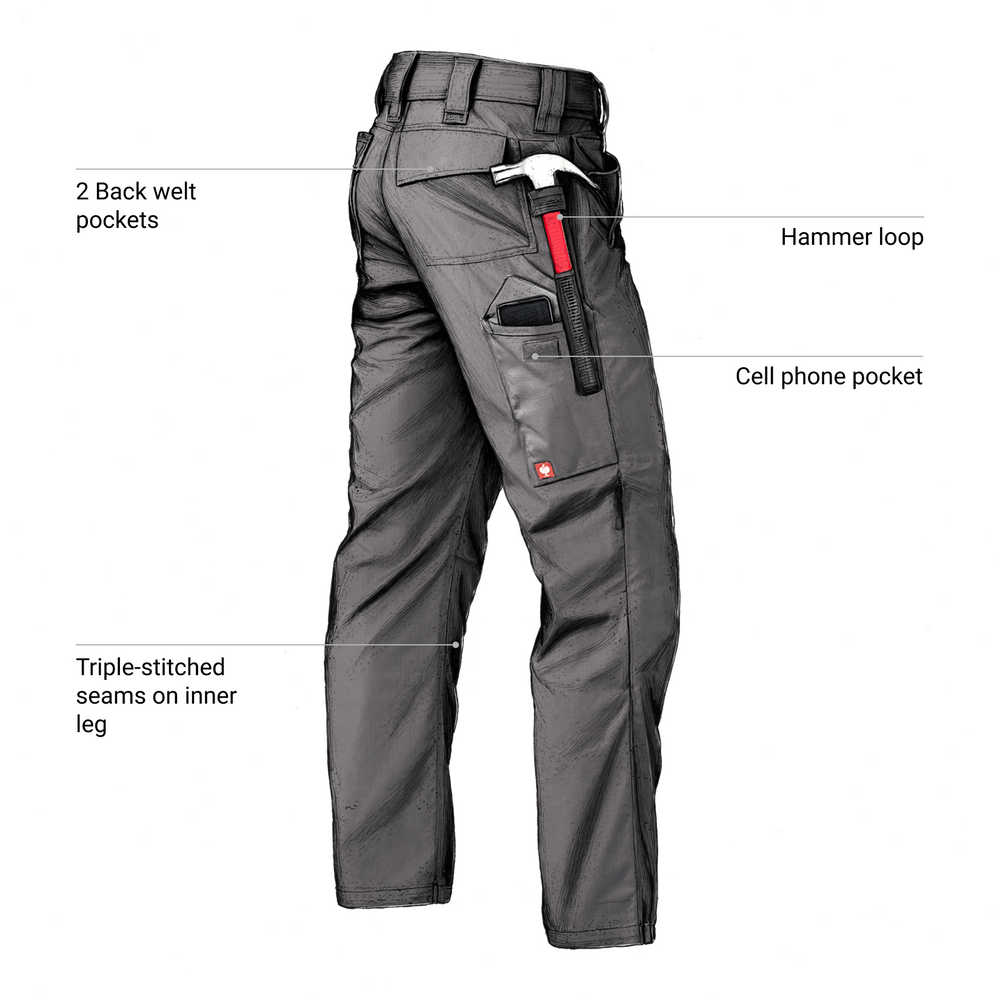 hammer loop trousers